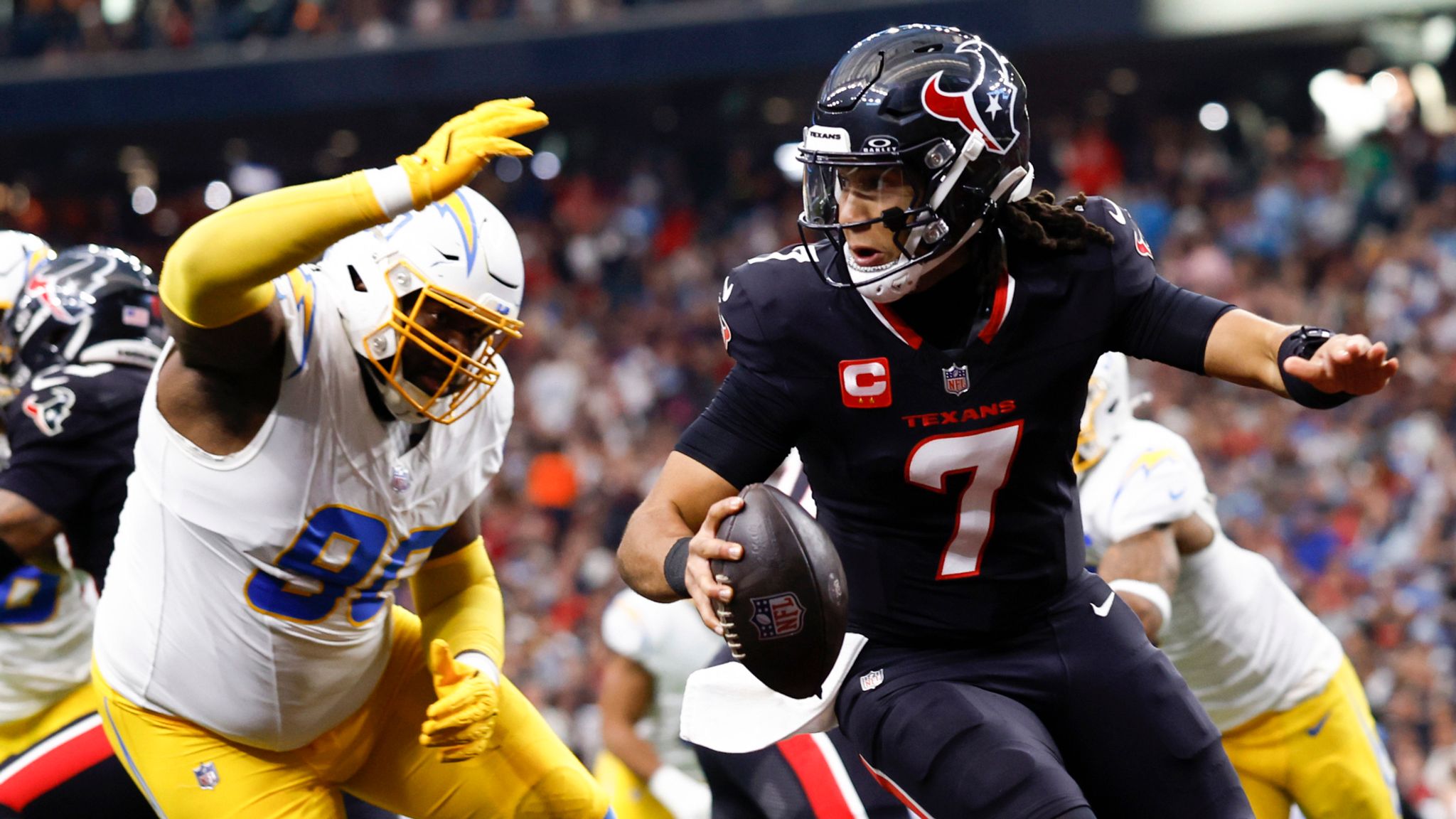Los Angeles Chargers 12-32 Houston Texans: CJ Stroud stars as Justin ...