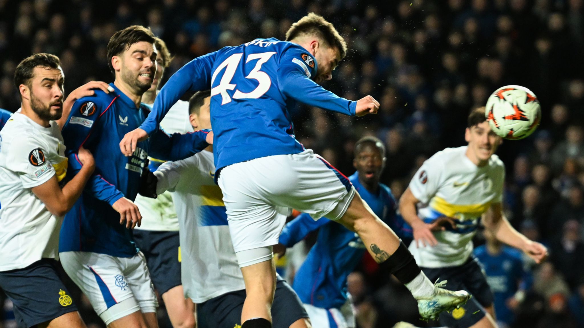 Rangers 2-1 Union Saint-Gilloise: Gers win final league-phase game to ...