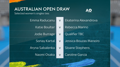 Australian Open draw: Emma Raducanu handed tough first-round match as ...