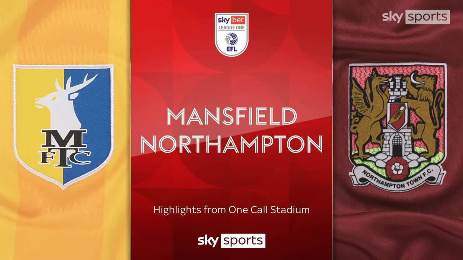 Mansfield 0-1 Northampton | Football News | Sky Sports