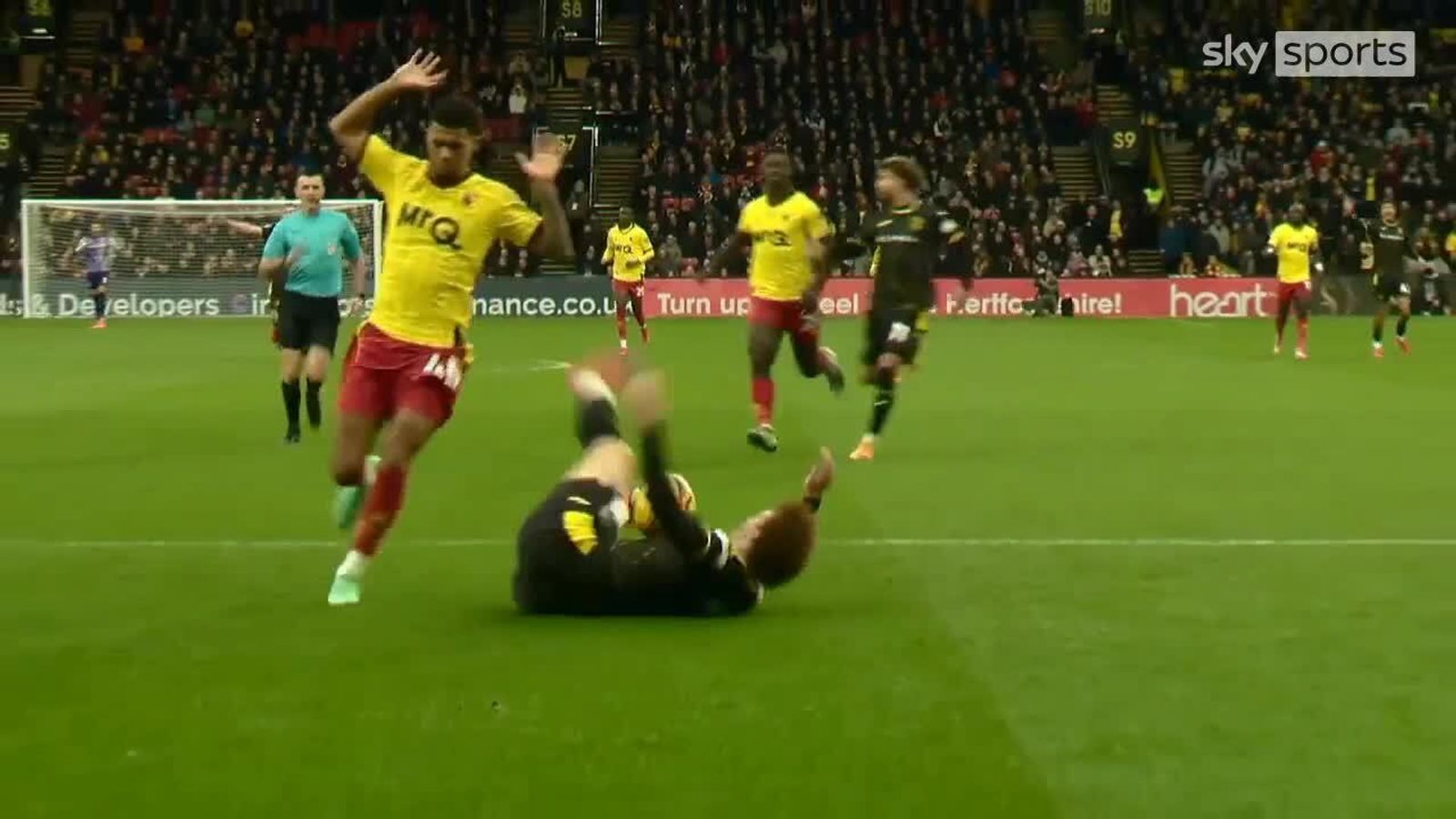 Behind the Whistle: Was Watford's Ryan Andrews lucky to escape red ...