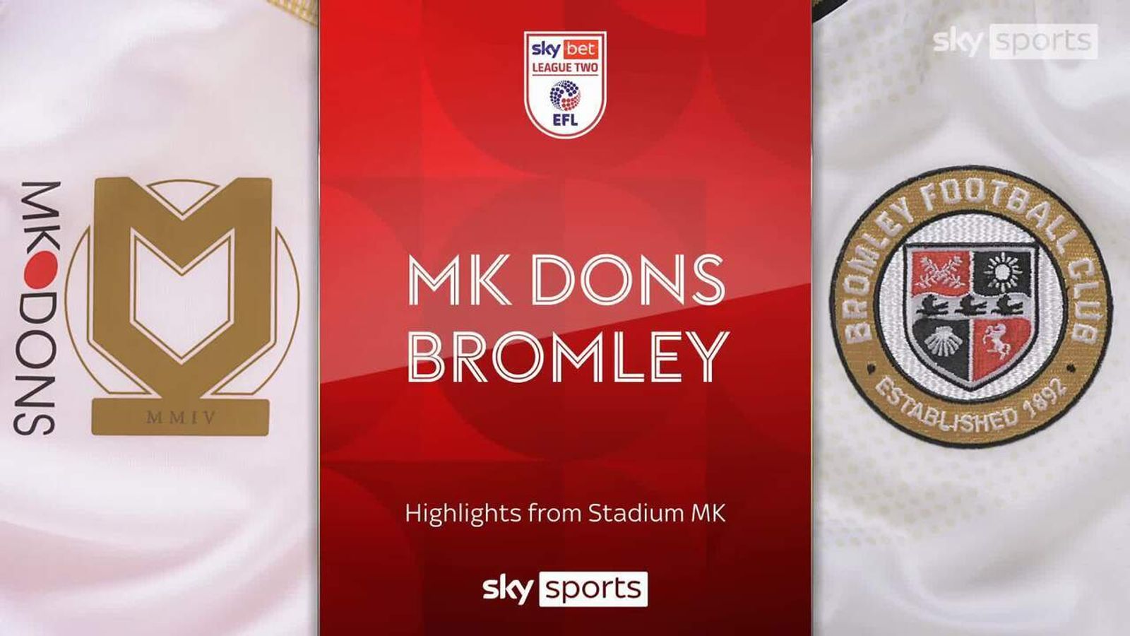 MK Dons 0 - 1 Bromley - Match Report & Highlights