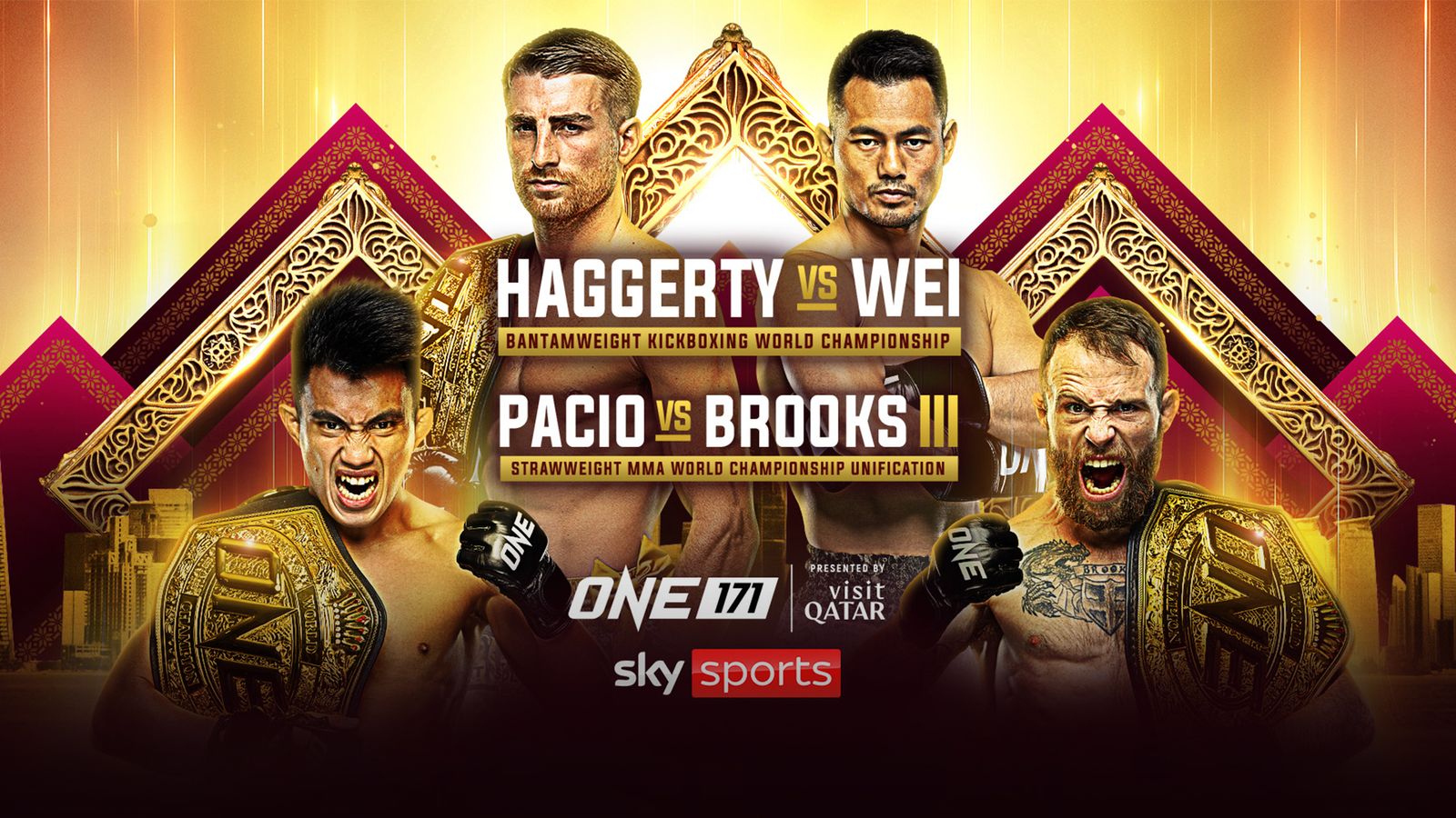 ONE Championship: Free live stream as Jonathan Haggerty defends kickboxing belt against Wei Rui ...