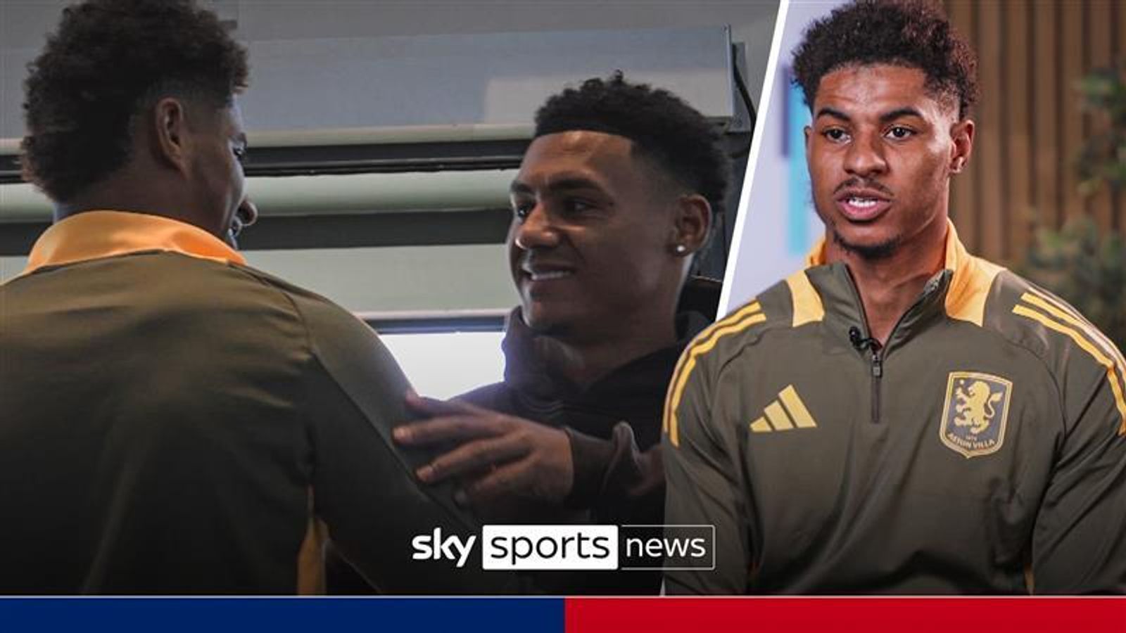 Marcus Rashford's first Villa interview | 'A club my style of football is suited to' | Football ...
