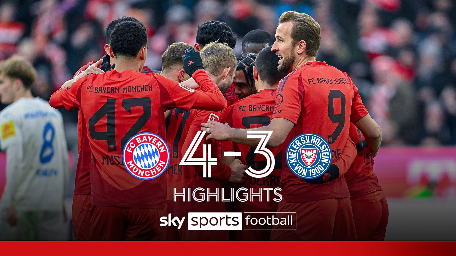 Bayern Munich 4-3 Holsten Kiel: Harry Kane scores twice in 50th Bayern appearance | Football ...