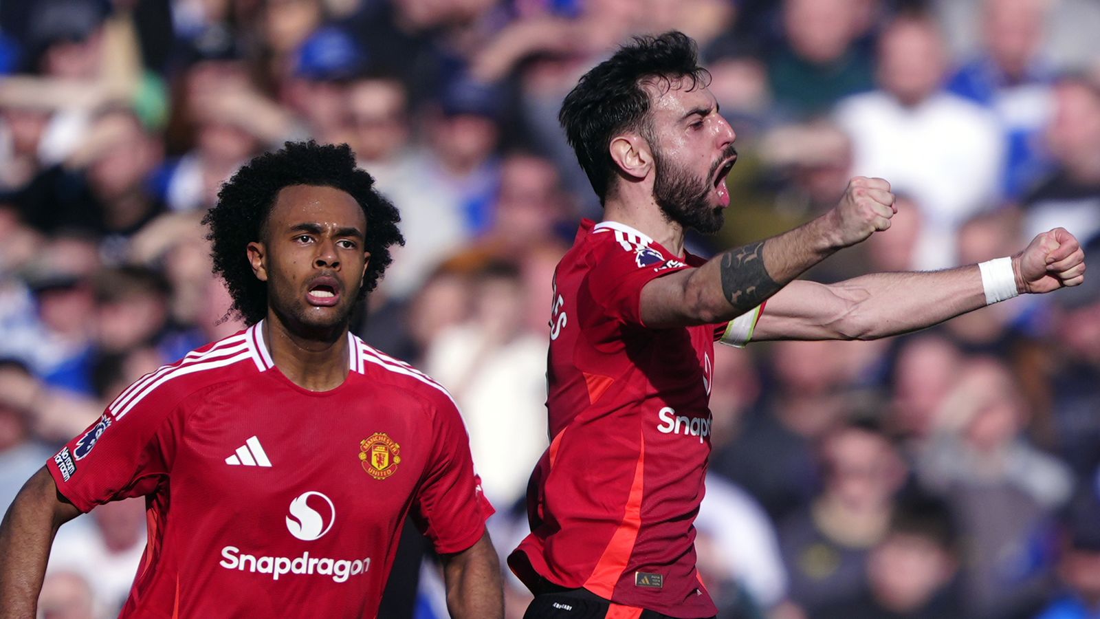 Everton 2-2 Manchester United: Bruno Fernandes inspires comeback but ...