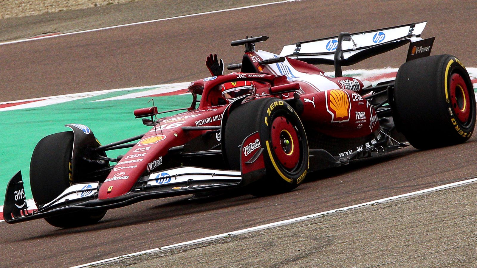 Ferrari test 2025 F1 car for first time with Lewis Hamilton and Charles ...