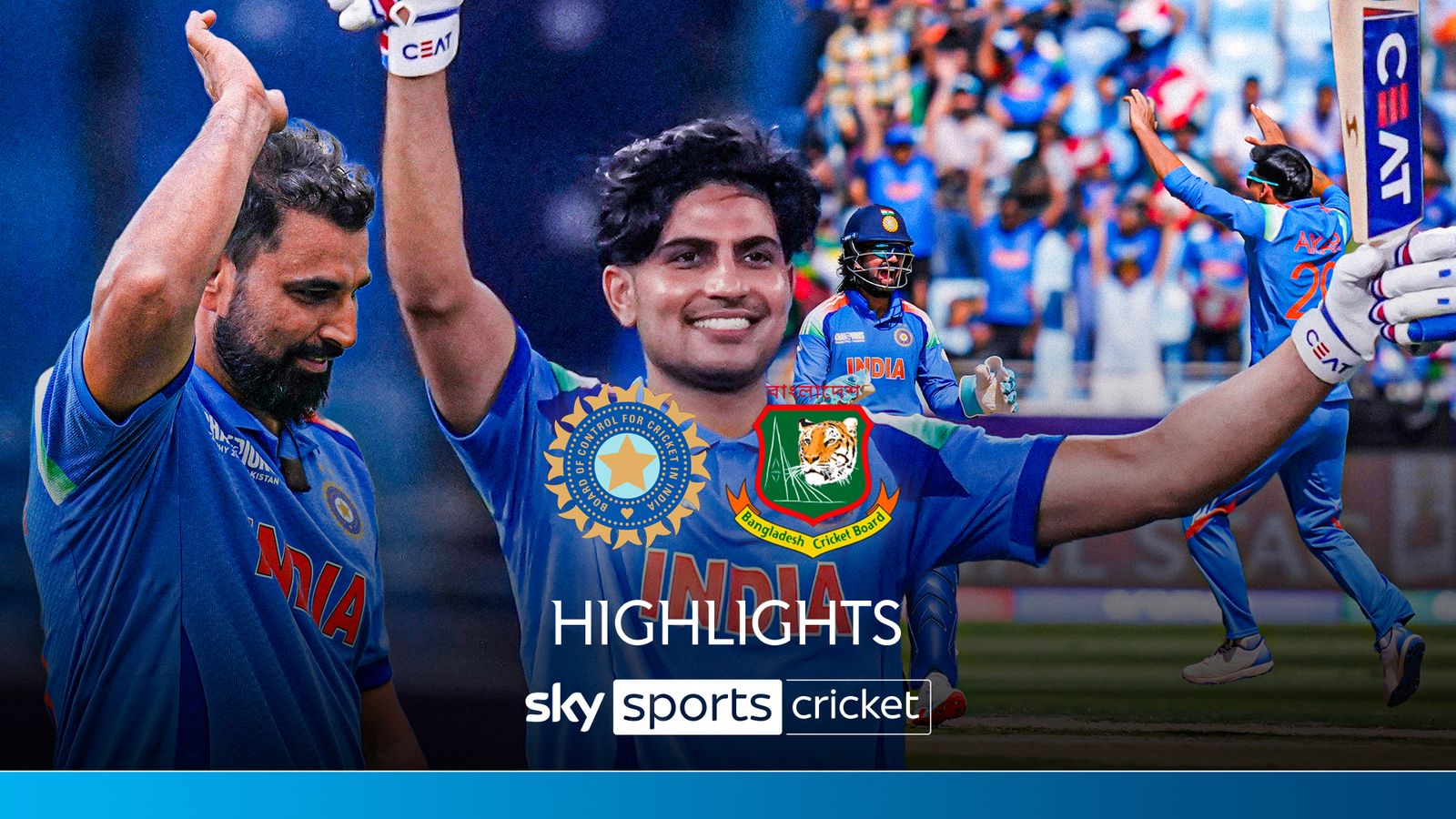 India vs Bangladesh | ICC Men's Champions Trophy Highlights | Cricket News | Sky Sports
