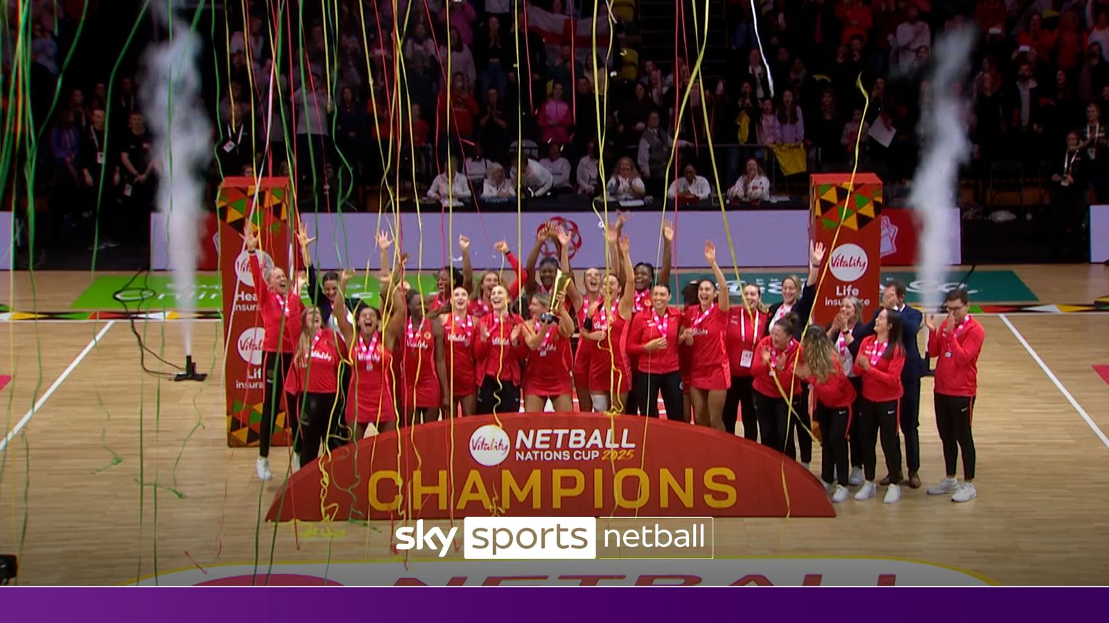 Netball Nations Cup 2025: England claim first tournament triumph after final win over South ...
