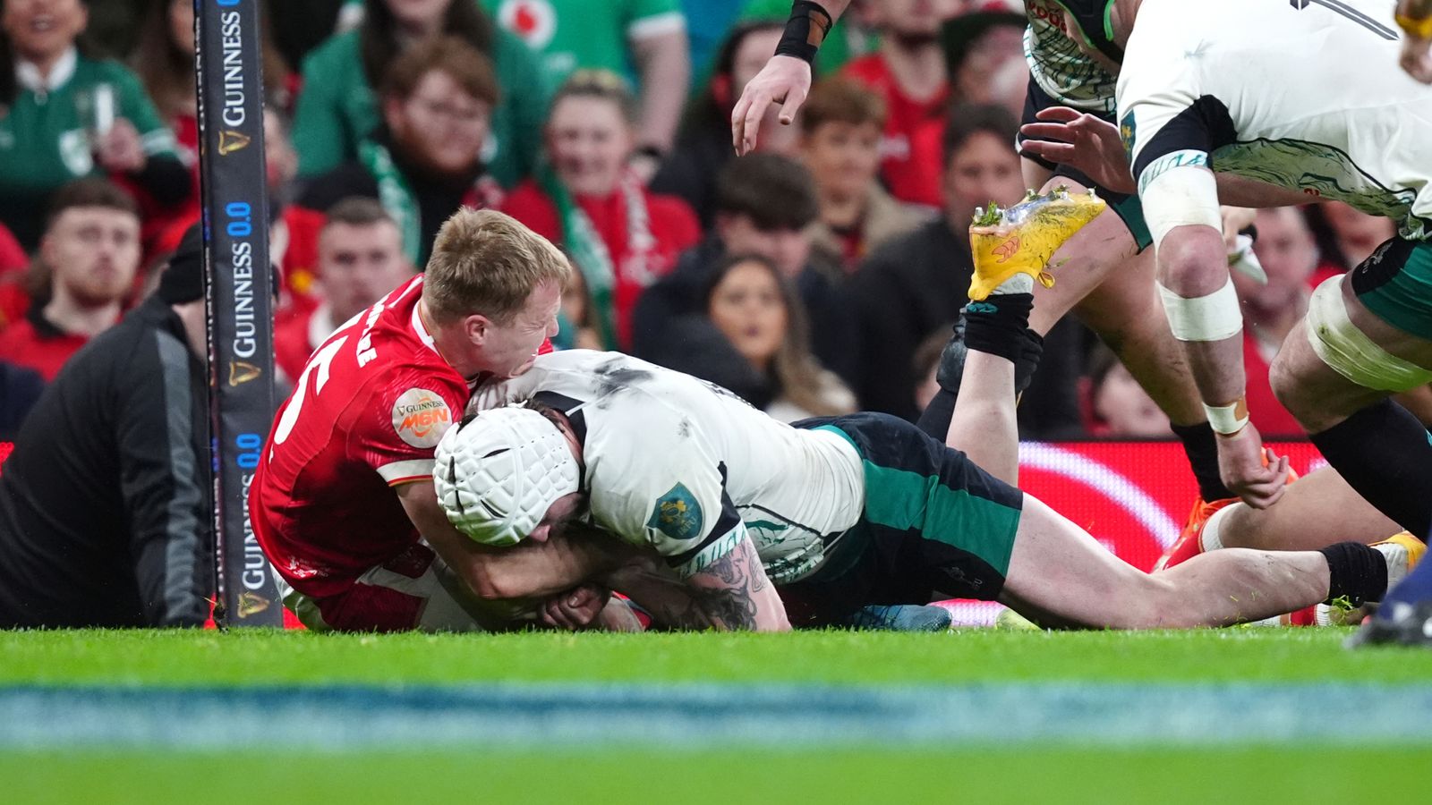 Wales 18-27 Ireland: Six Nations champions squeak win despite Garry ...