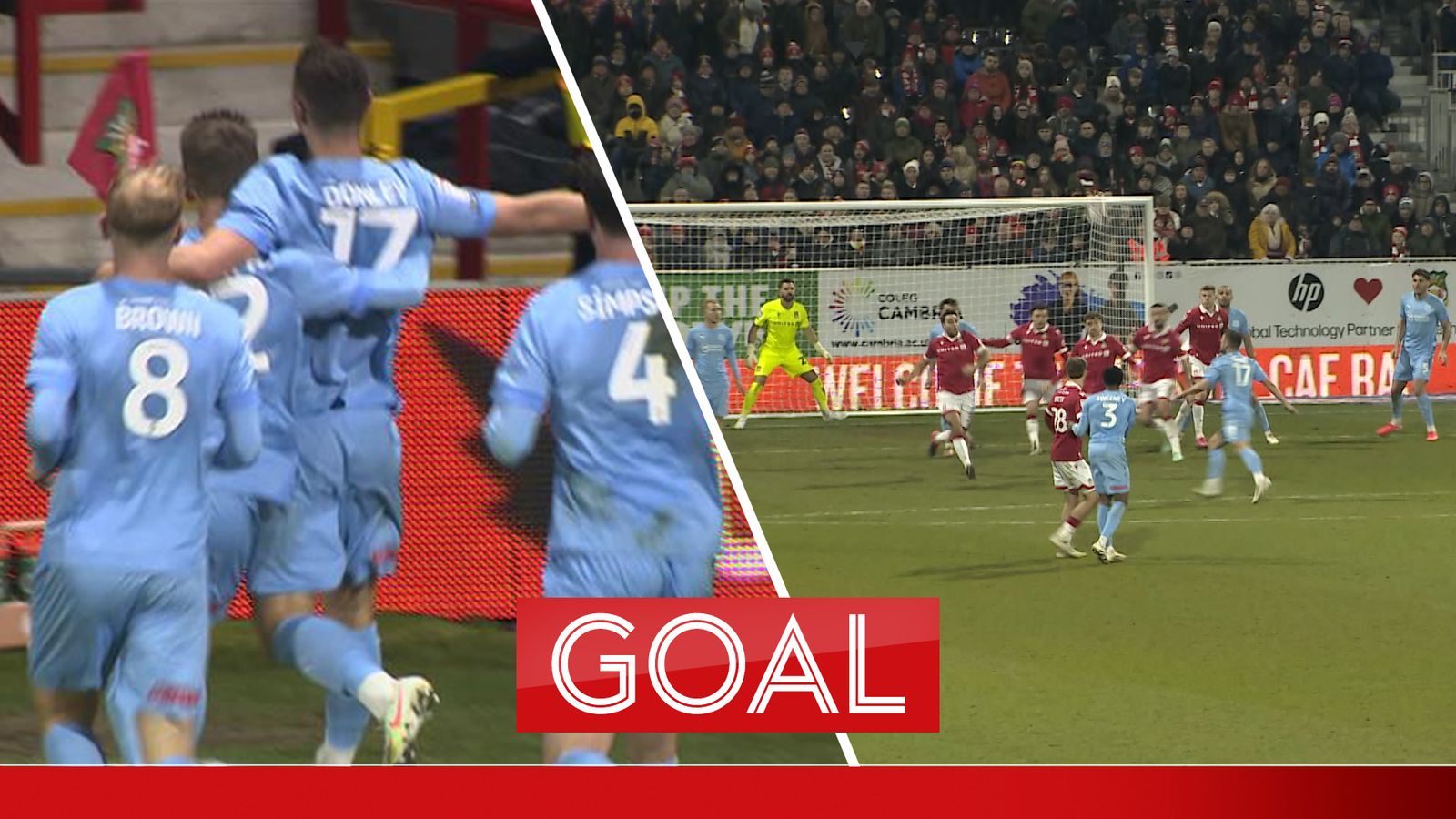 'Terrific technique' | Jamie Donley volley puts Leyton Orient ahead of ...