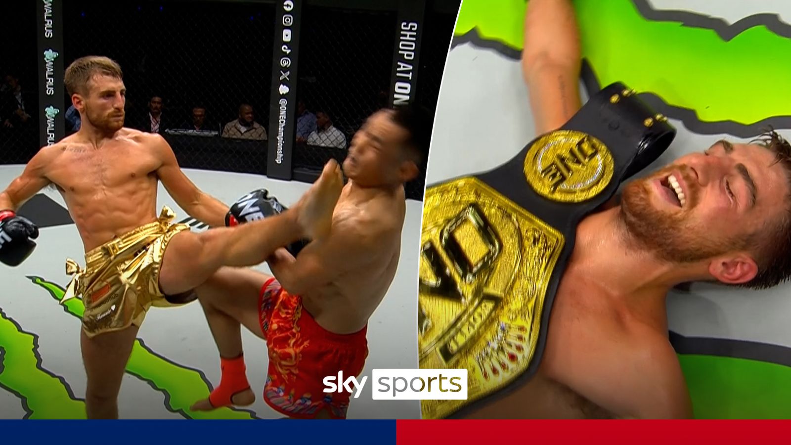 MMA: Jonathan Haggerty retains title with dominant win at ONE 171! | WWE News | Sky Sports