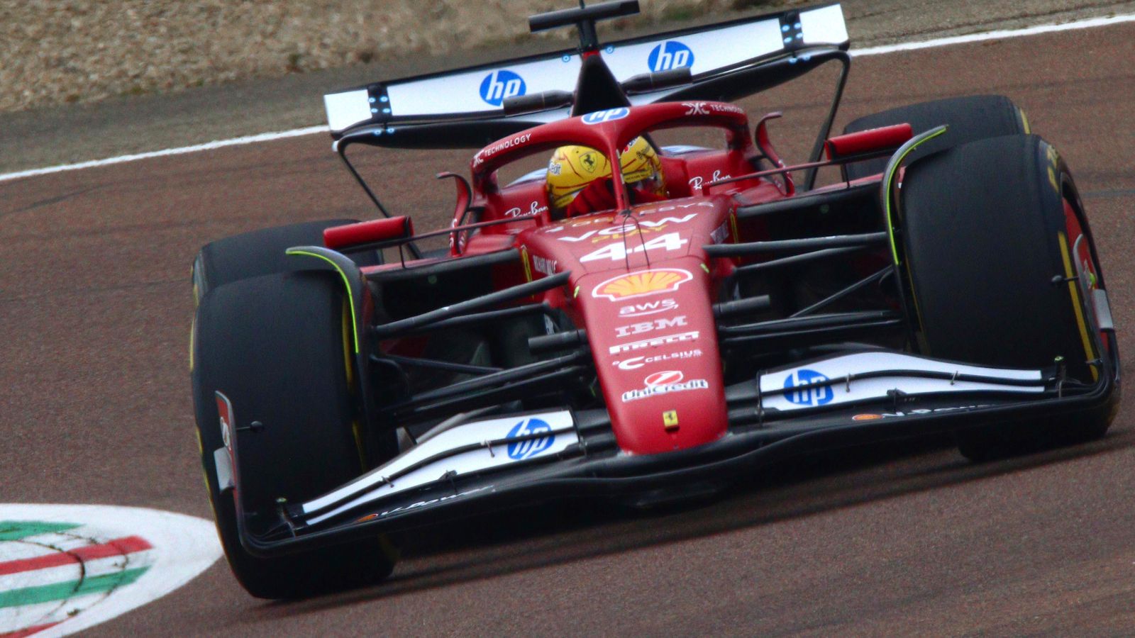 Ferrari test 2025 F1 car for first time with Lewis Hamilton and Charles ...