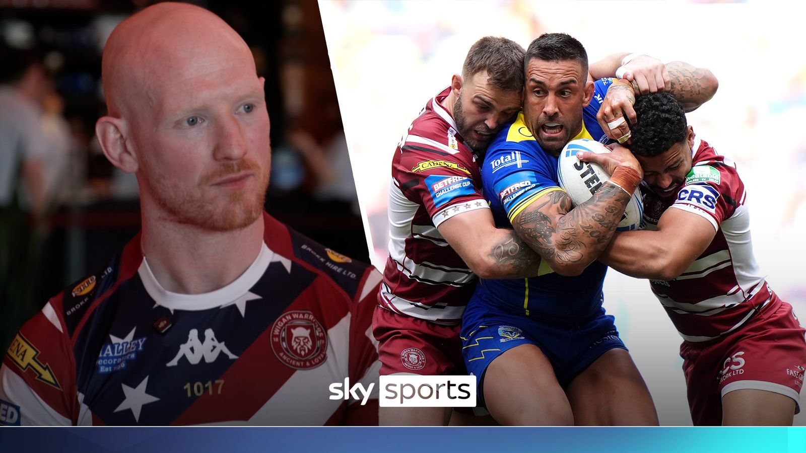 Wigan Warriors vs Warrington Wolves in Las Vegas | Liam Farrell: Match ...
