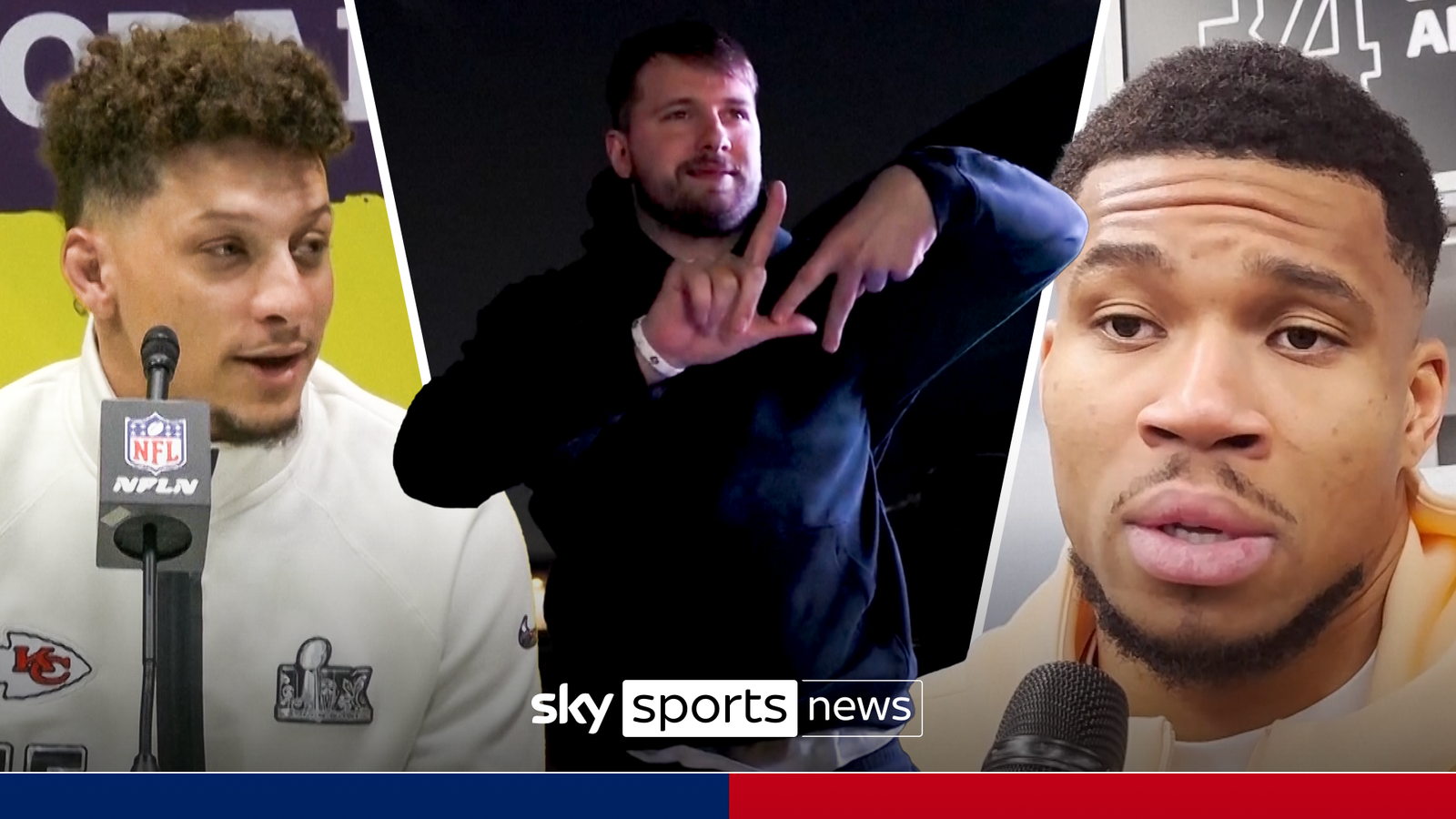 Luka Doncic lands in Los Angeles after Lakers move as Patrick Mahomes and Giannis Antetokounmpo ...