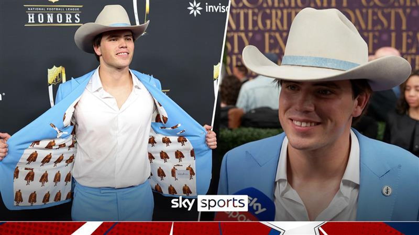 Cameron Dicker rates his outfit out of 10 - '9.9 to stay humble' | NFL ...