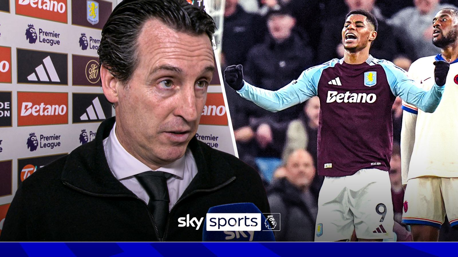 Aston Villa 2-1 Chelsea: Marco Asensio and Marcus Rashford spark comeback victory for Unai Emery ...