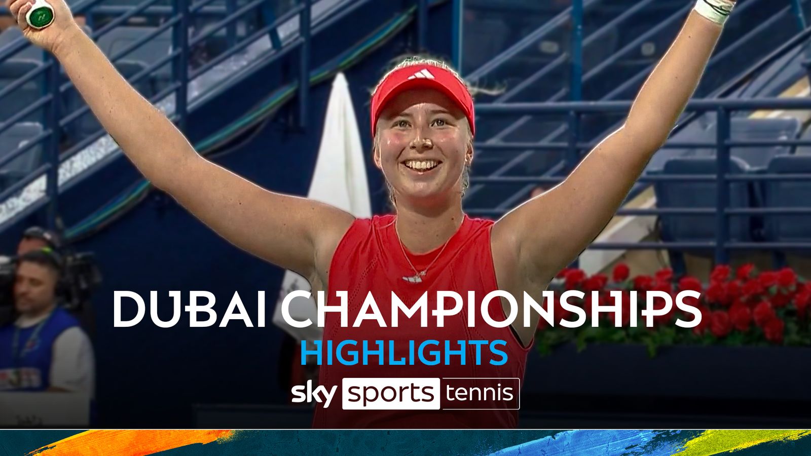 Clara Tauson vs Linda Noskova | Dubai Tennis Championships | Tennis ...