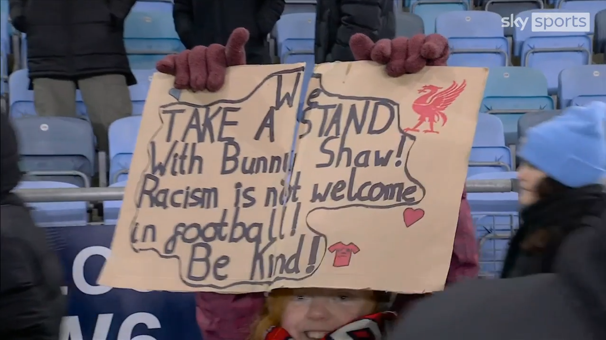 'It's powerful' - Shaw responds to racist abuse with Black Power salute ...