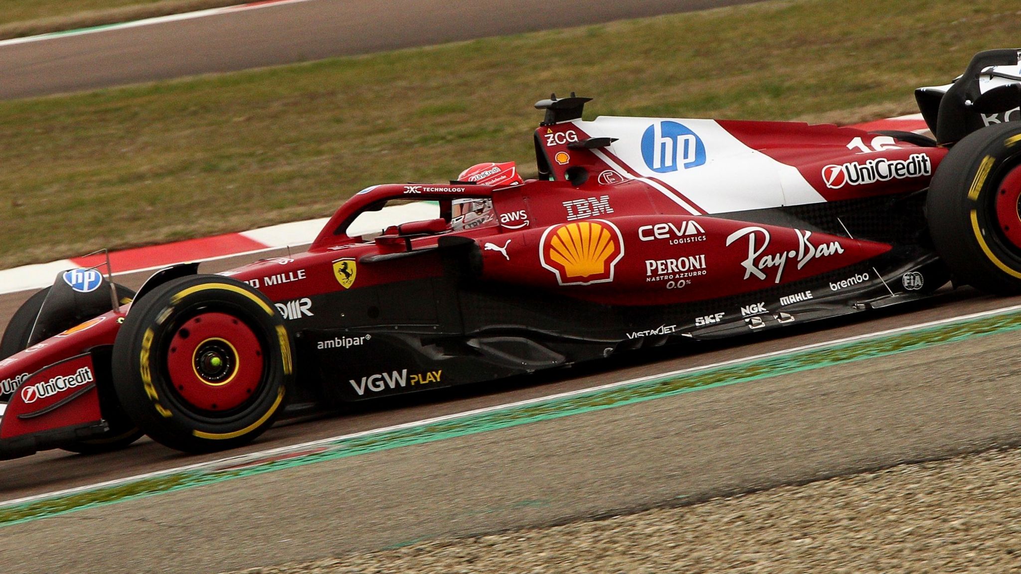 Ferrari test 2025 F1 car for first time with Lewis Hamilton and Charles ...