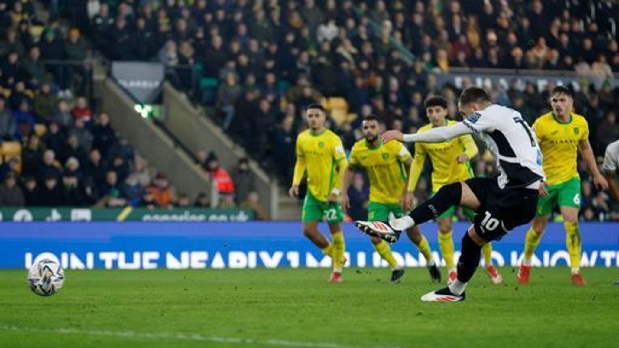 Norwich 1 - 1 Derby - Match Report & Highlights