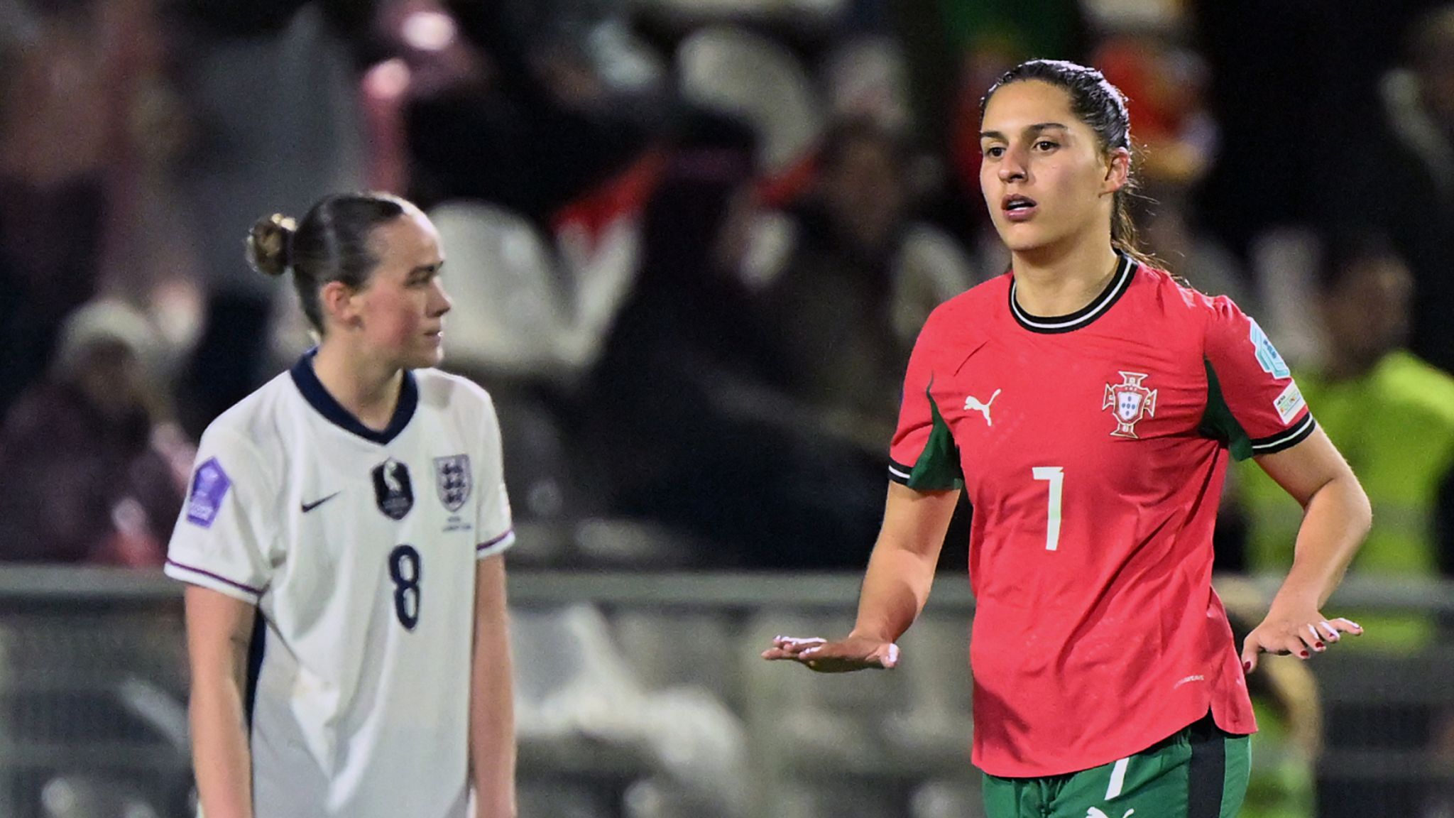 Portugal 1-1 England: Alessia Russo opener cancelled out by stunning ...