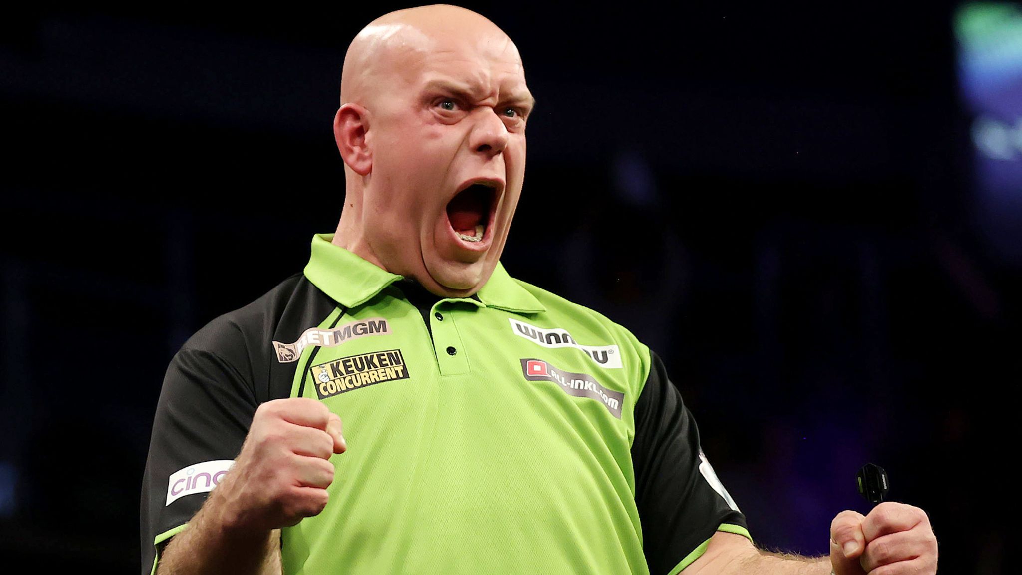 Premier League Darts: Michael van Gerwen to return from freak 'neck injury' on Night 10 in ...