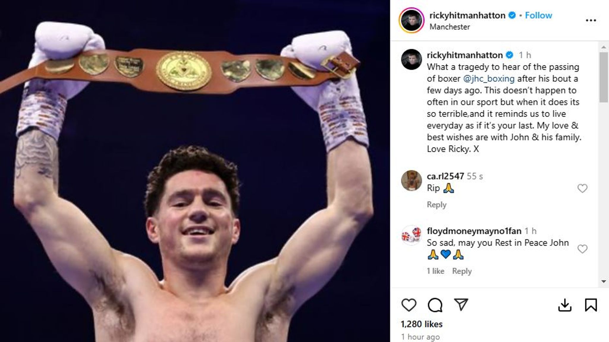 John Cooney: Irish boxer dies after suffering brain injury in Celtic ...