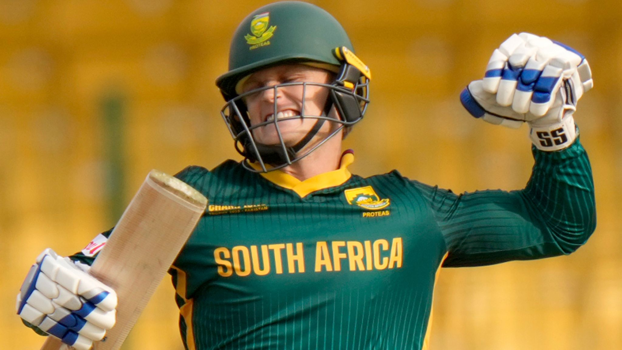 Champions Trophy: Ryan Rickelton's century helps South Africa to big ...
