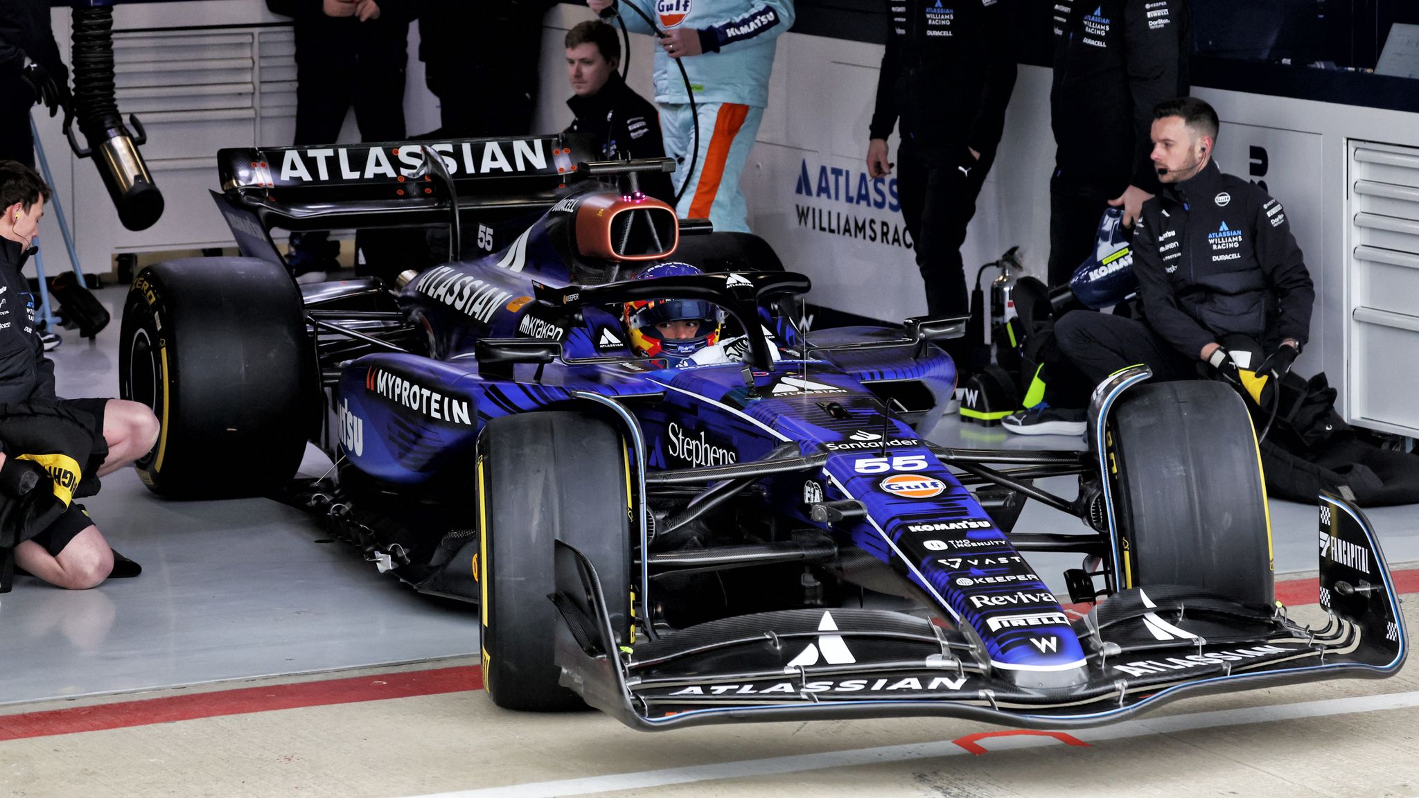 Williams launch 2025 F1 car in special livery as Carlos Sainz joins ...