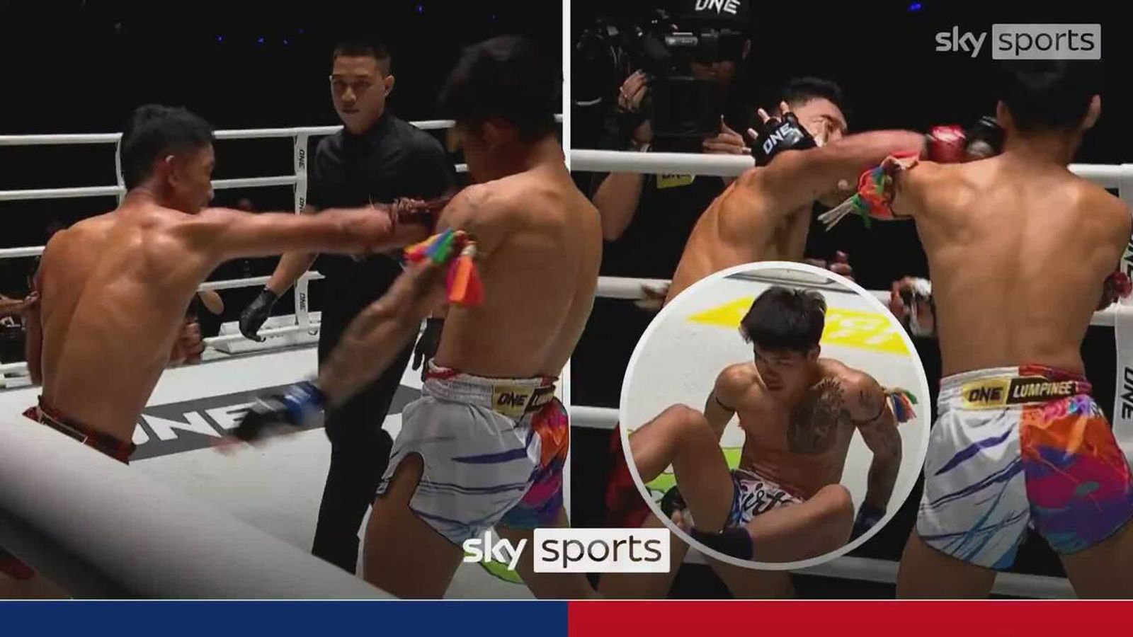 MMA One Championships: THREE knockdowns in a row | Huge right hand ...