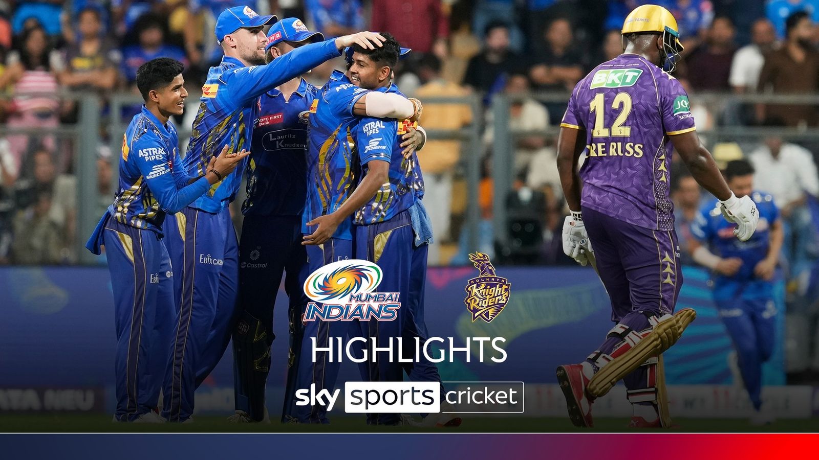 Mumbai Indians vs Kolkata Knight Riders | IPL highlights | Cricket News | Sky Sports