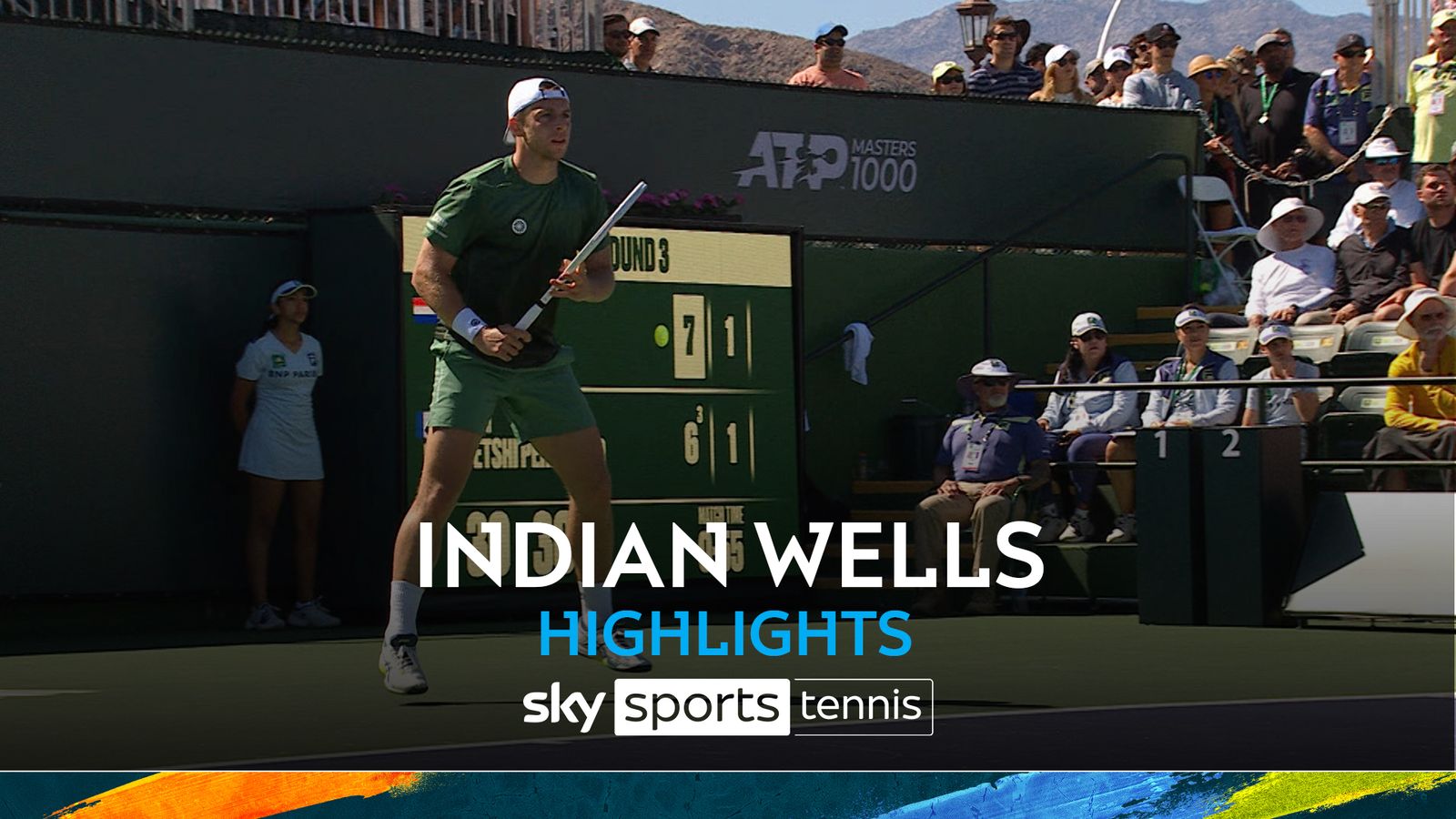 Tallon Griekspoor vs Giovanni Mpetshi Perricard | Indian Wells highlights | Tennis News | Sky Sports