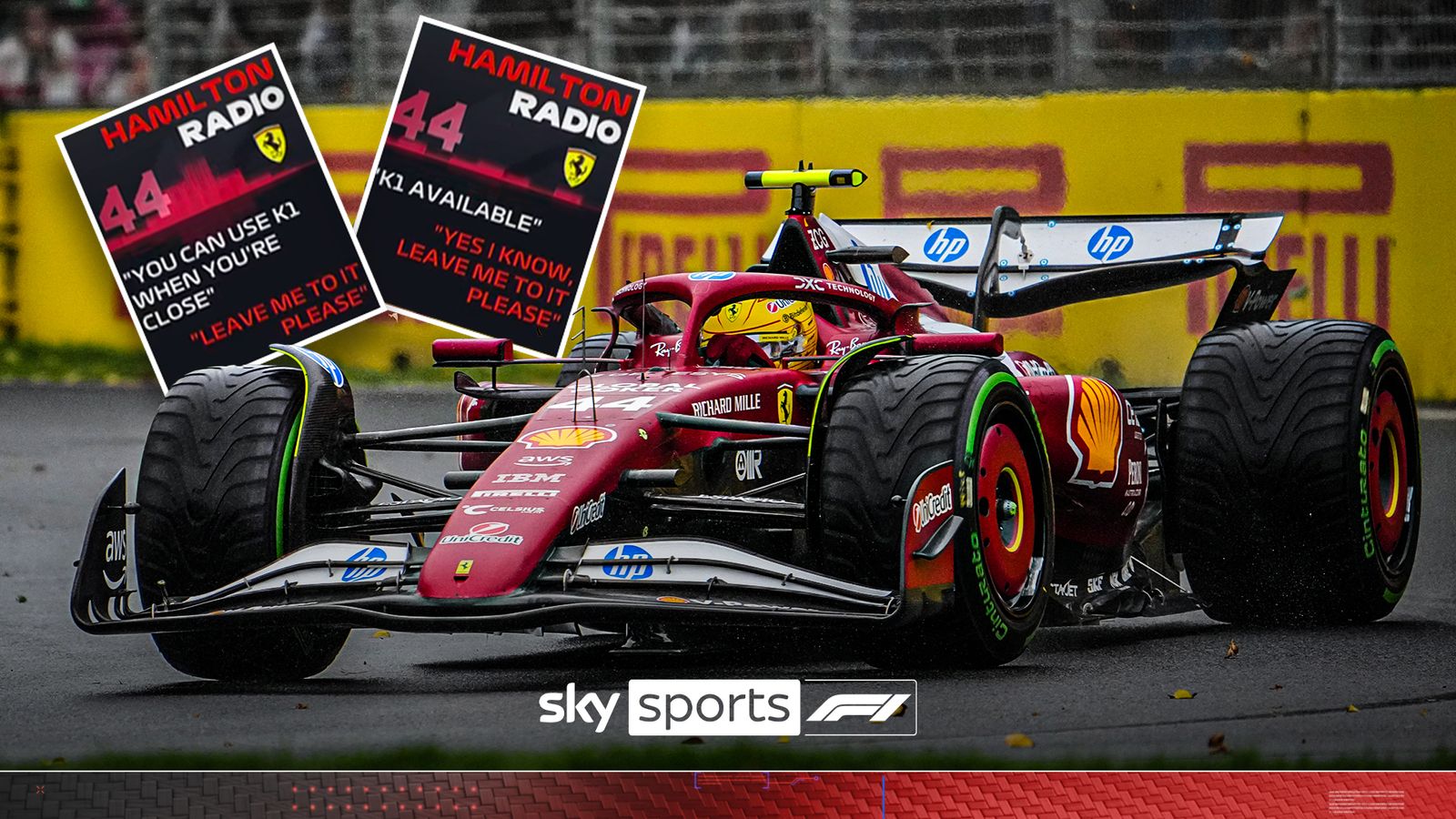 Australian GP: The first team radio messages between Lewis Hamilton and Ferrari | F1 News | Sky ...
