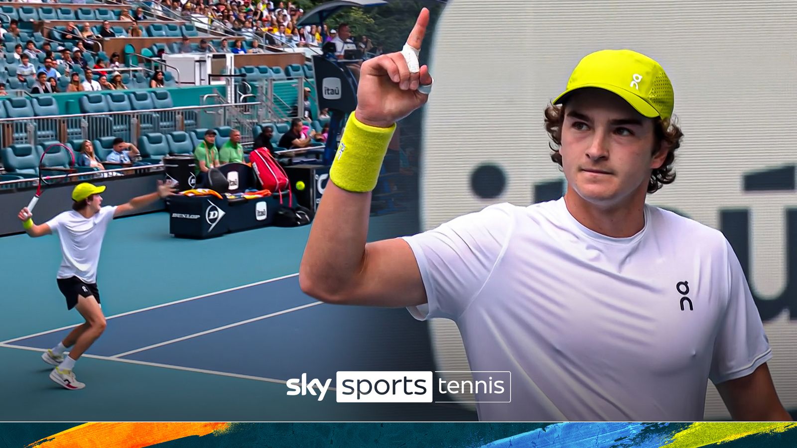 Joao Fonseca hits 113mph forehand at Miami Open against Ugo Humbert ...