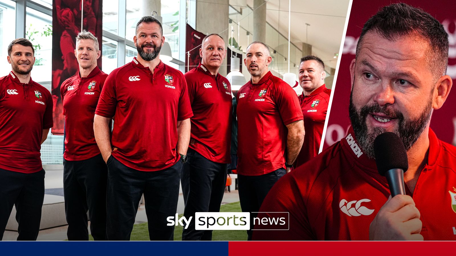 British and Irish Lions: Andy Farrell and 2025 coaching group on what makes perfect Lions camp ...