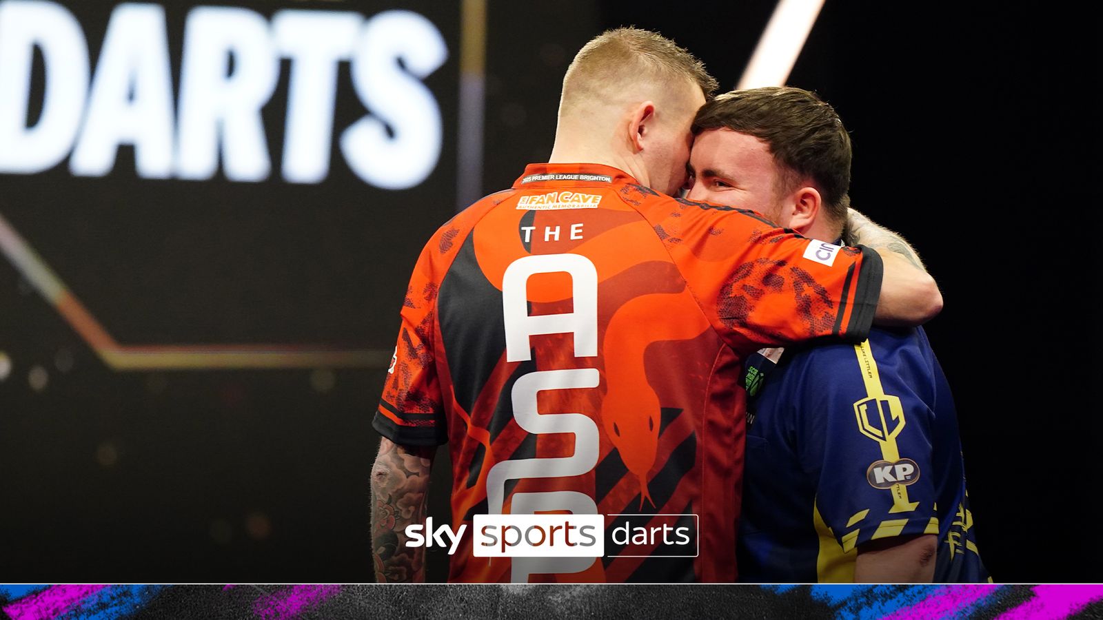 Luke Littler says Nathan Aspinall had pint 'thrown at him' before Premier League Darts final in ...