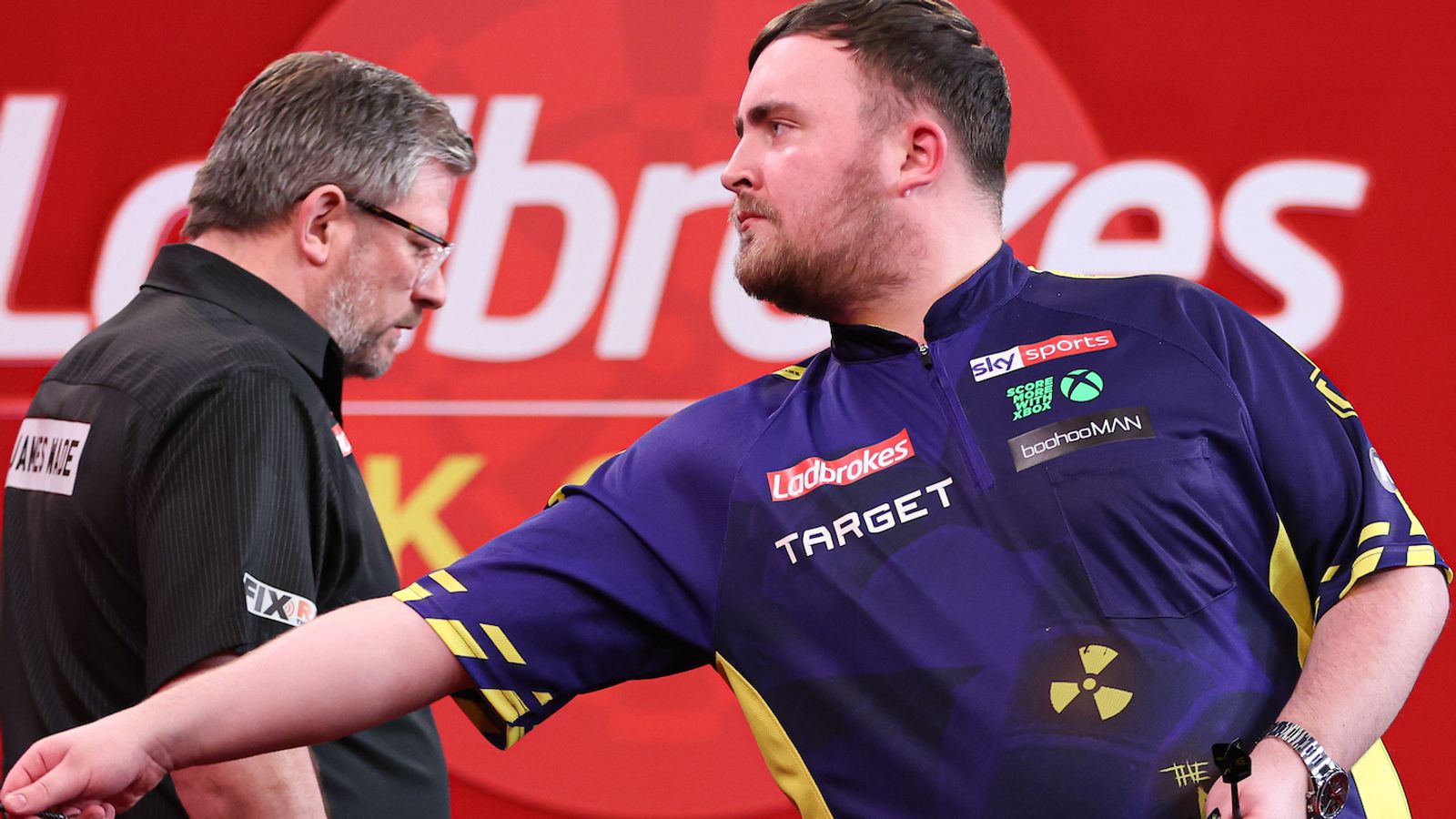 UK Open darts: Luke Littler cruises to TV title after thrashing James Wade in one-sided final in ...