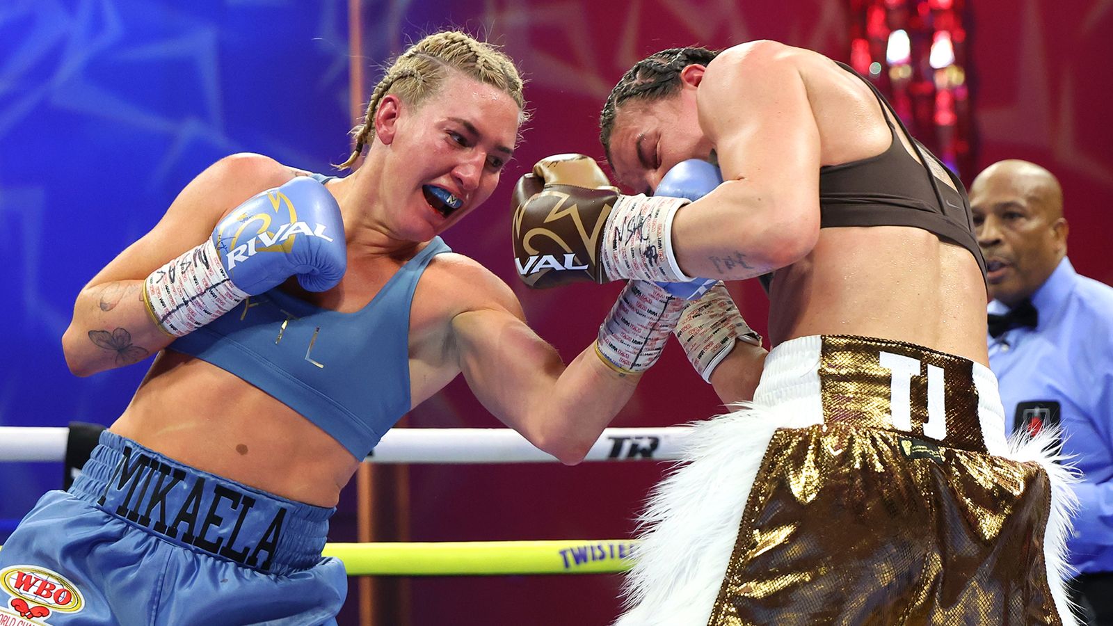 Mikaela Mayer settles Sandy Ryan rivalry with rematch victory to defend WBO welterweight world ...
