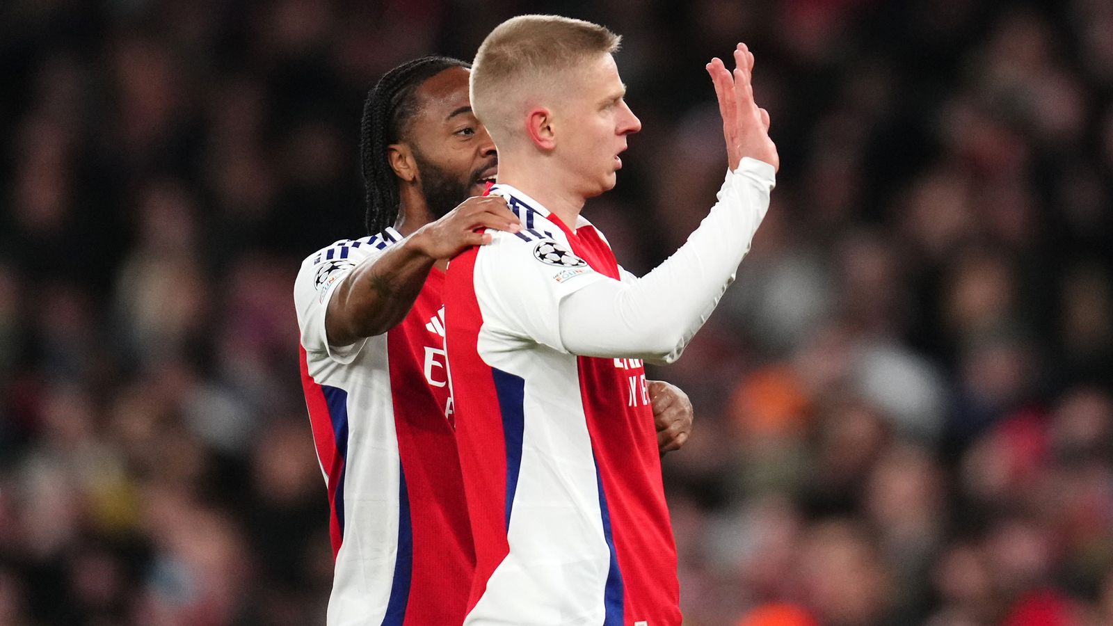 Arsenal 2-2 PSV Eindhoven (9-3 agg): Raheem Sterling impresses as Gunners ease into Champions ...