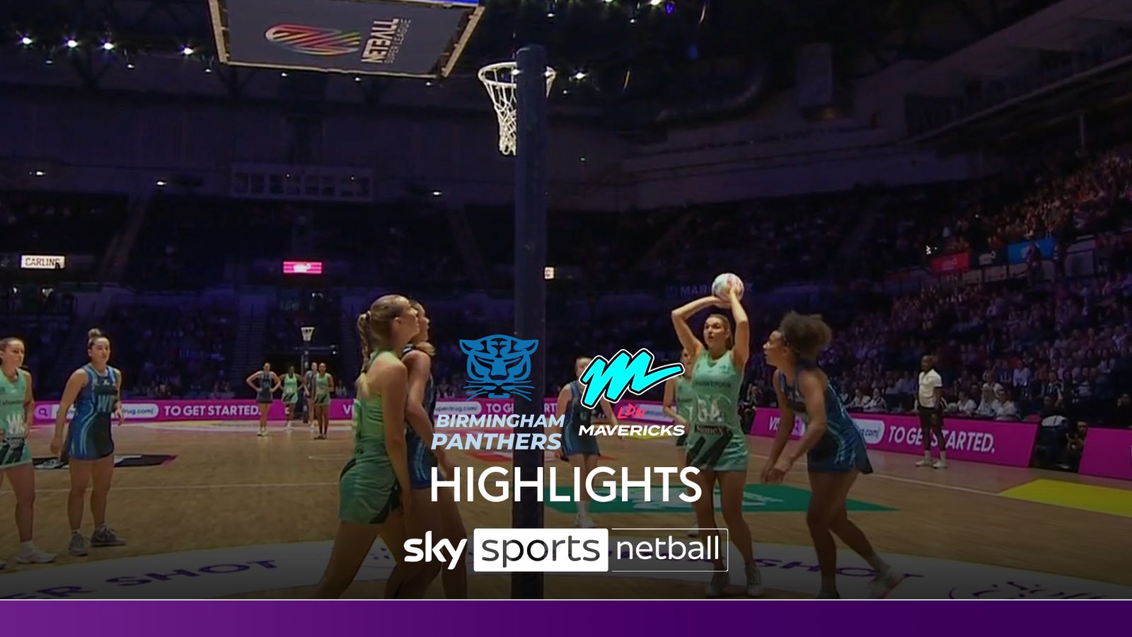 Birmingham Panthers 13-15 London Mavericks | Netball Super Cup 2025 ...