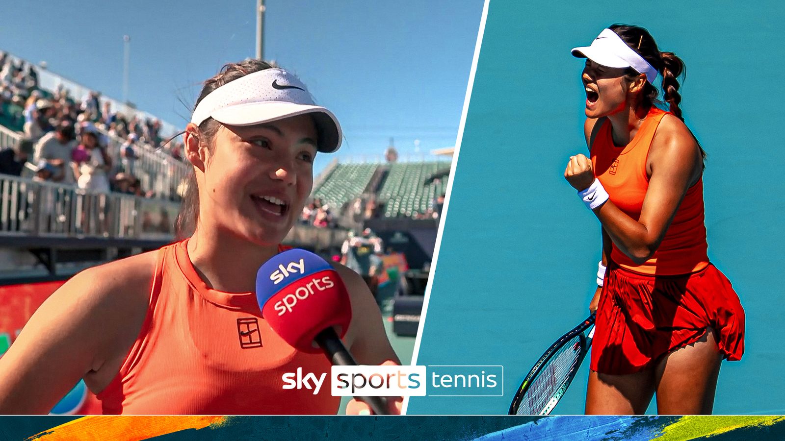 Emma Raducanu: Former US Open champion stuns Emma Navarro at Miami Open | Tennis News | Sky Sports