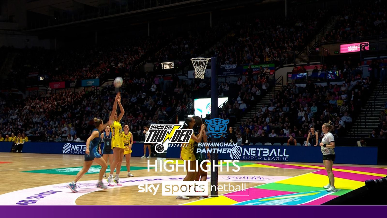 Manchester Thunder 20-14 Birmingham Panthers | Netball Super Cup 2025 ...