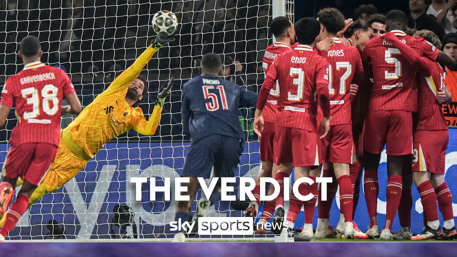 Paris Saint-Germain 0-1 Liverpool: Harvey Elliott goal and Alisson ...