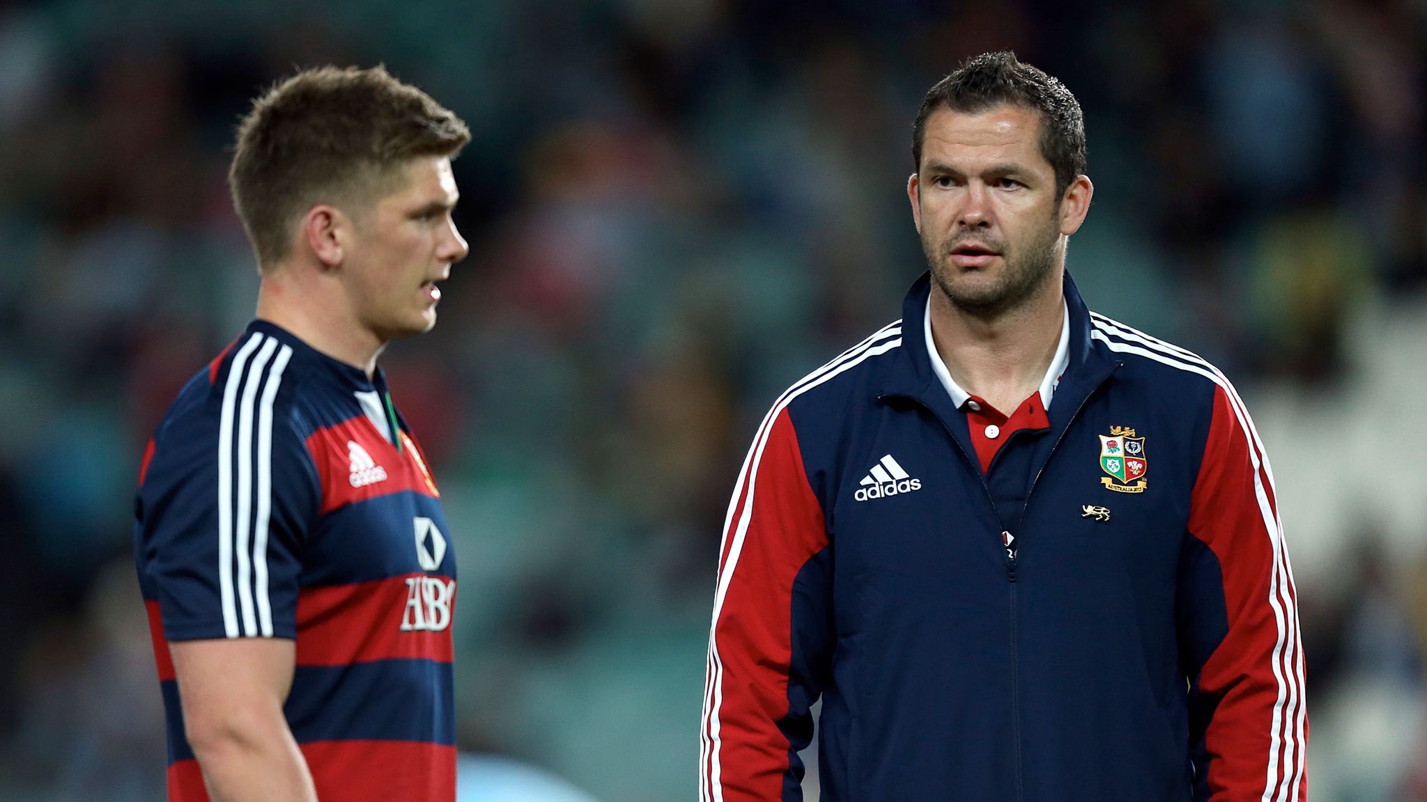 Andy Farrell: Owen Farrell was in British and Irish Lions conversation - we have slots open down ...