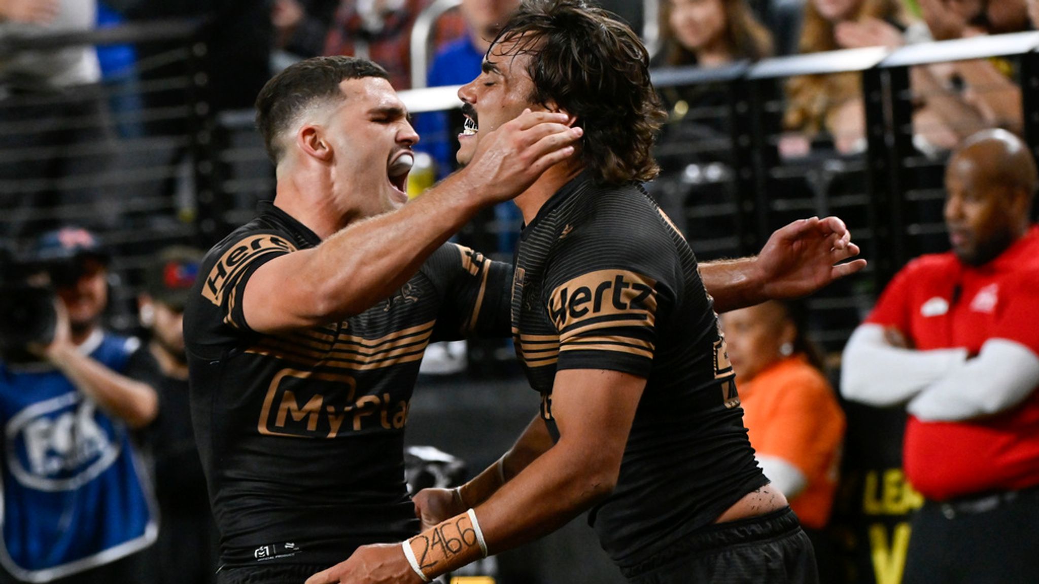 NRL in Las Vegas: Penrith Panthers rally late at the Allegiant Stadium ...