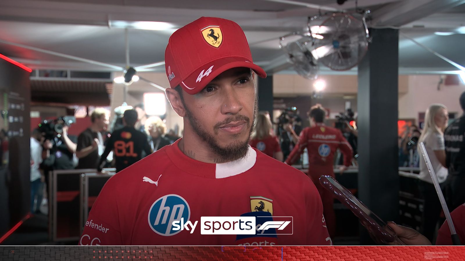 Bahrain Grand Prix: 'I'm not doing the job' | Deflated Lewis Hamilton apologises to Ferrari | F1 ...