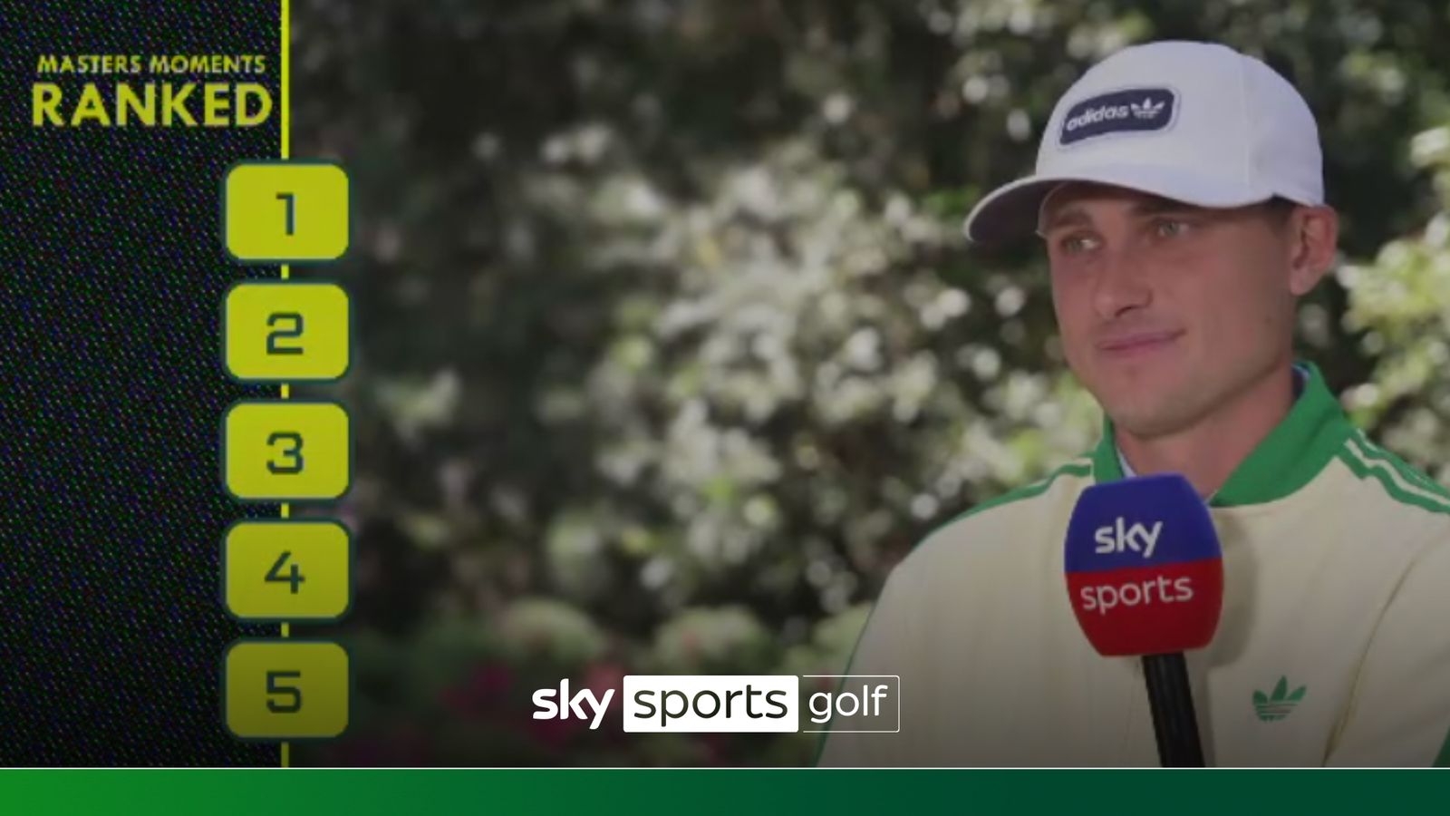 Ludvig Åberg blind ranks iconic Masters moments | 'I'm sorry I have to ...