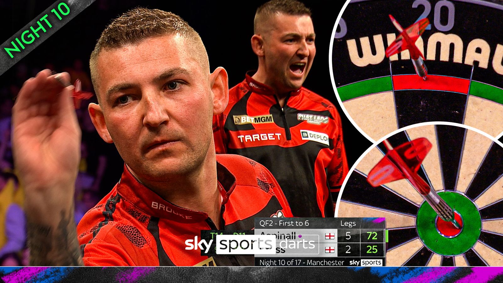 Premier League Darts: Nathan Aspinall picks up first Premier League win ...