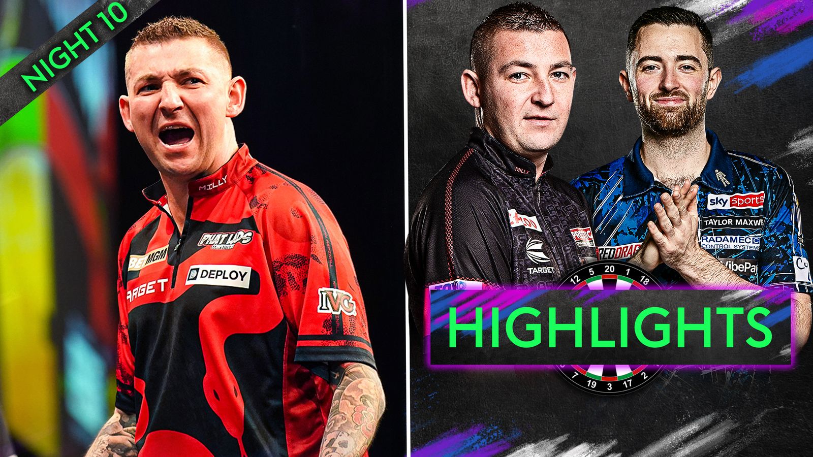 Premier League Darts: Nathan Aspinall masters Manchester to win Night 10 | Darts News | Sky Sports